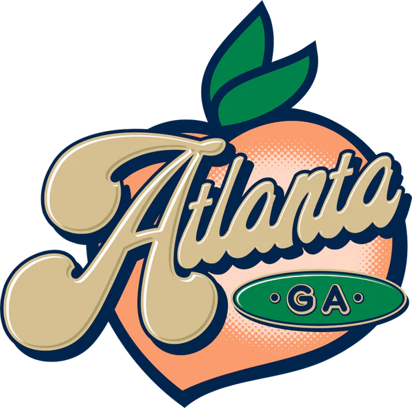 ATL Peach DTF Transfers | PerfecPressHTV