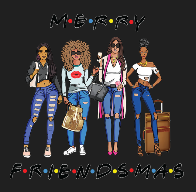 Merry Friendsmas DTF Transfers