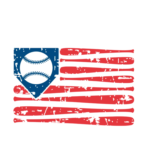 Baseball Flag DTF Transfers | Printing Supplies | PerfecPressHTV
