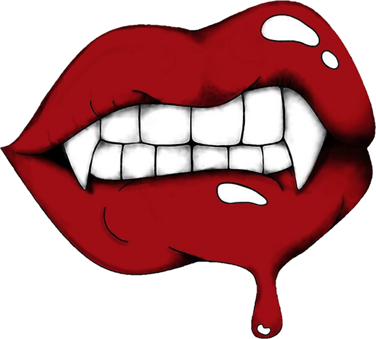 Vampire Lips DTF Patterns
